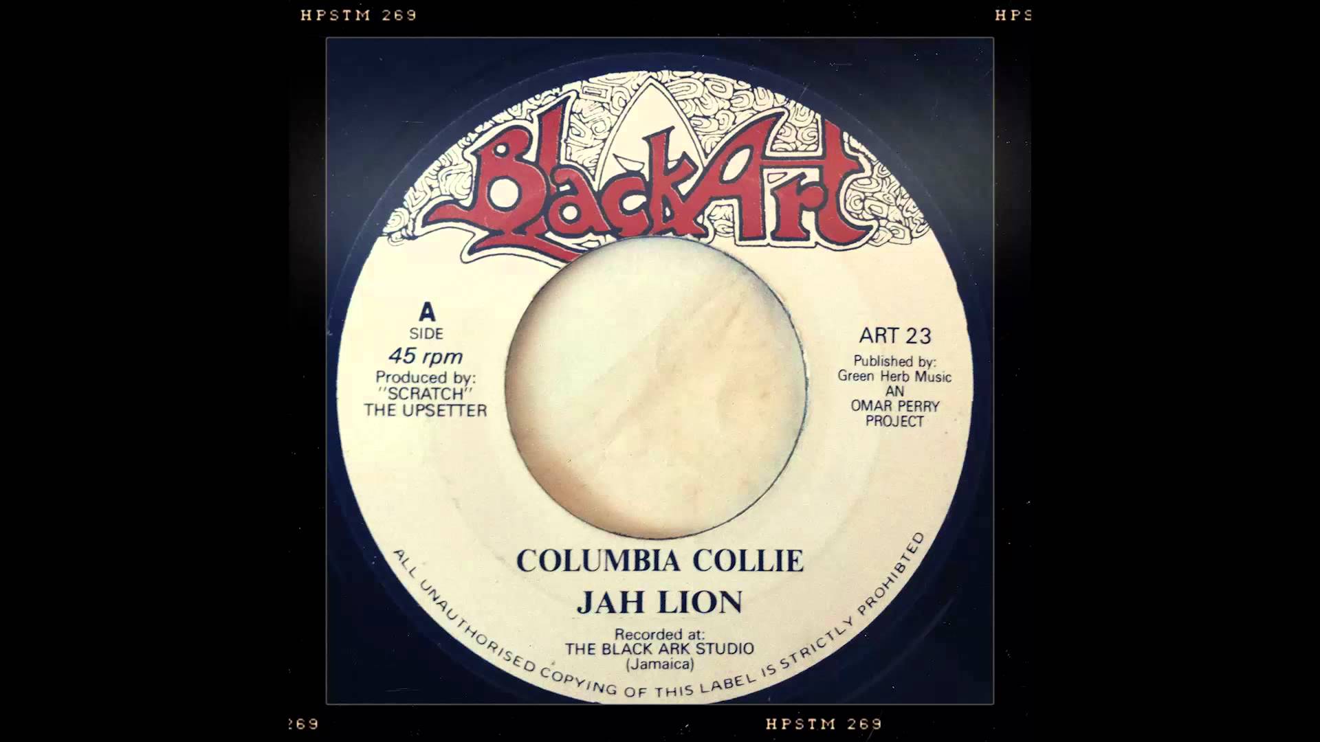 Jah Lion - Colombia Collie + Version - 716lavie